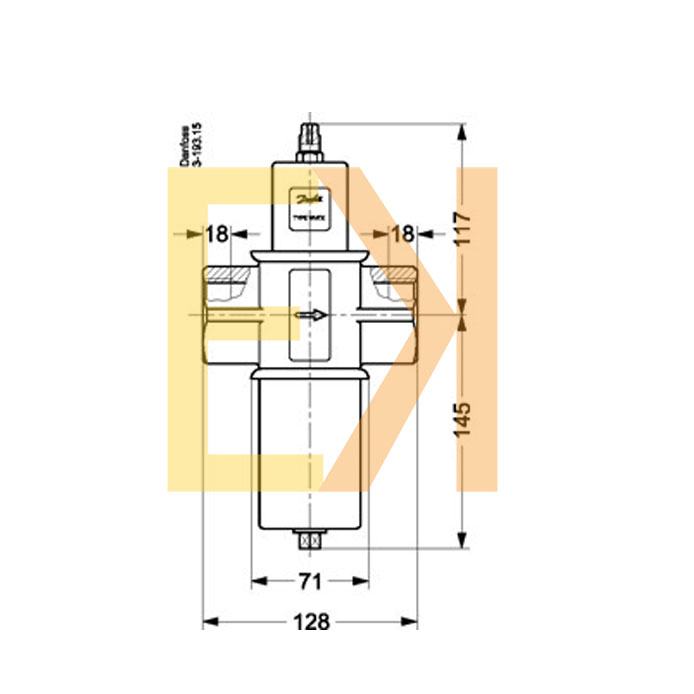 DANFOSS 003F1240 WVFX 40 11/2” WATER VALVE – Elektro Kalori
