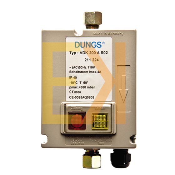 DUNGS 211224 VDK 200A S02 110V VALVE PROVING SYSTEM – Elektro Kalori