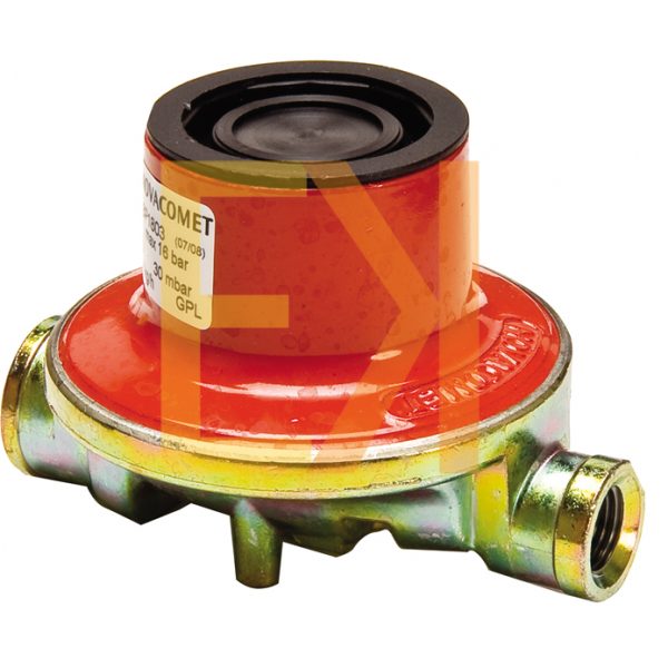 NOVACOMET BP-1820 4kg/h 1/4″ x 3/8″ 16-30MBAR REGULATOR FOR LPG ...
