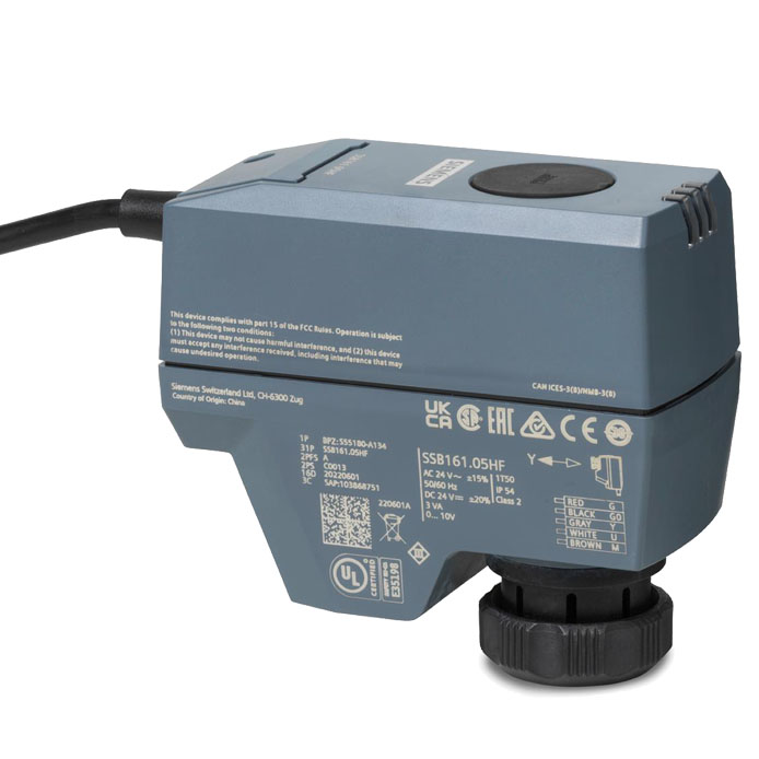 SIEMENS SSB161.05HF ELECTROMOTORIC ACTUATOR – Elektro Kalori