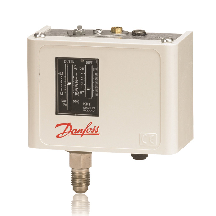 DANFOSS 060-112066 KP2 (-0.2/5 BAR) PRESSURE SWITCH – Elektro Kalori