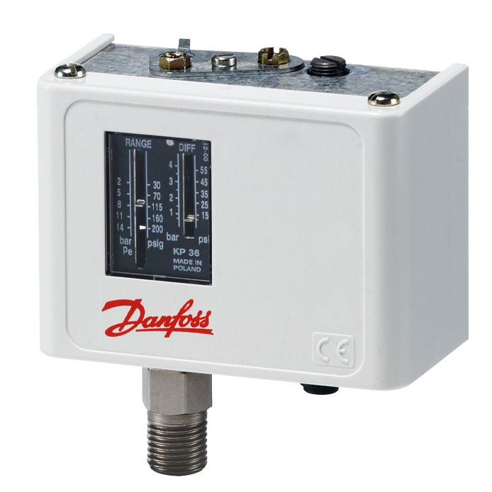 DANFOSS 060-216366 KP34 (0/1 BAR) PRESSURE SWITCH – Elektro Kalori